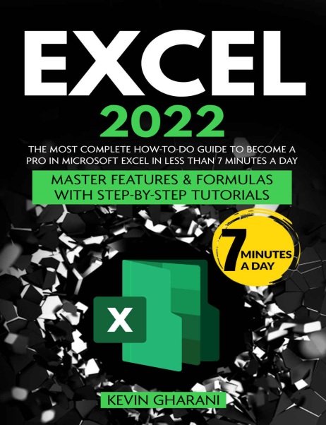 KETAB DOWNLOAD | Excel 2022: The Most Complete How-to-Do Guide to ...